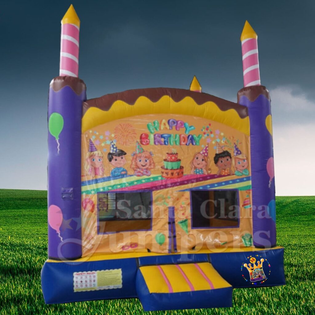 🌟 Birthday Cake Bounce House | Jump House Kingdom